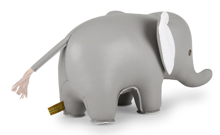 Classic Elephant Bookend-Grey by Zuny – Brown & Co Wellington